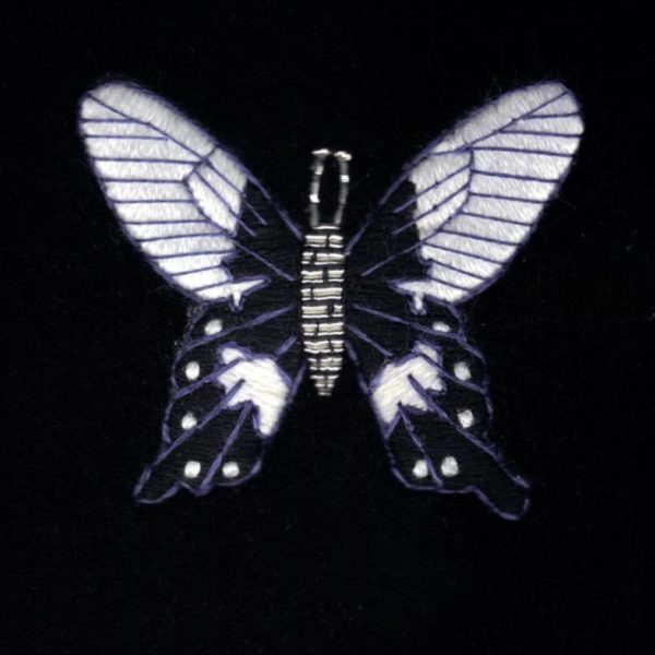 Mens Embroidered Velvet Albert Slippers - Broadland Slippers